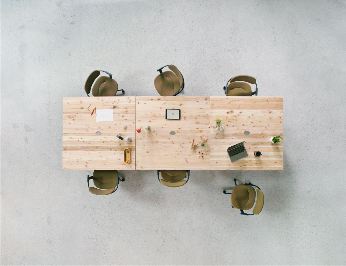 WOWBLE: オフィスを輪にするテーブル – WOOBO(ウーボ)